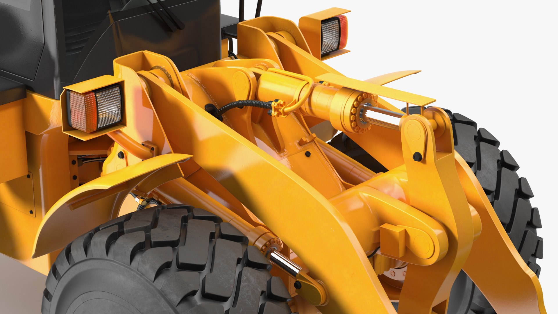 Front End Wheel Loader Rigged 3D Model - TurboSquid 2133663