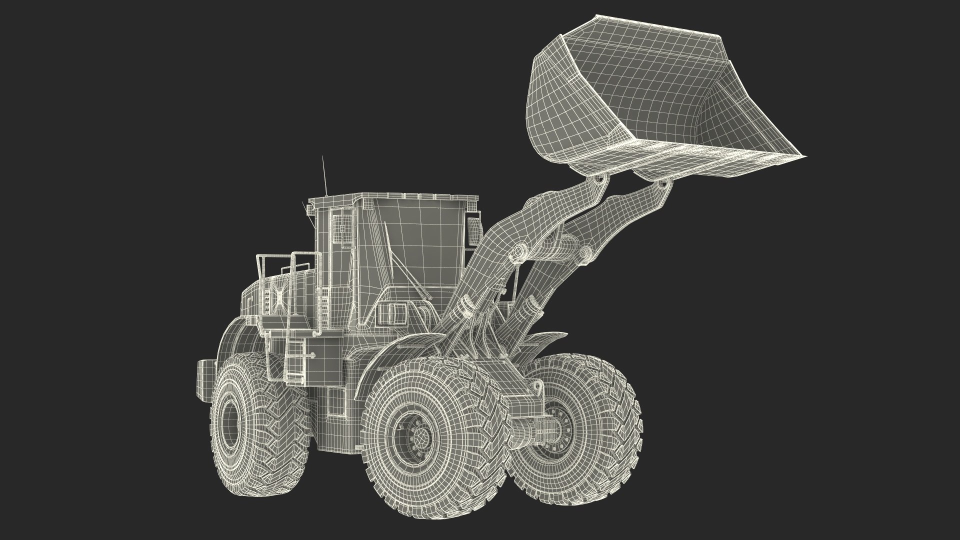 Front End Wheel Loader Rigged 3D Model - TurboSquid 2133663
