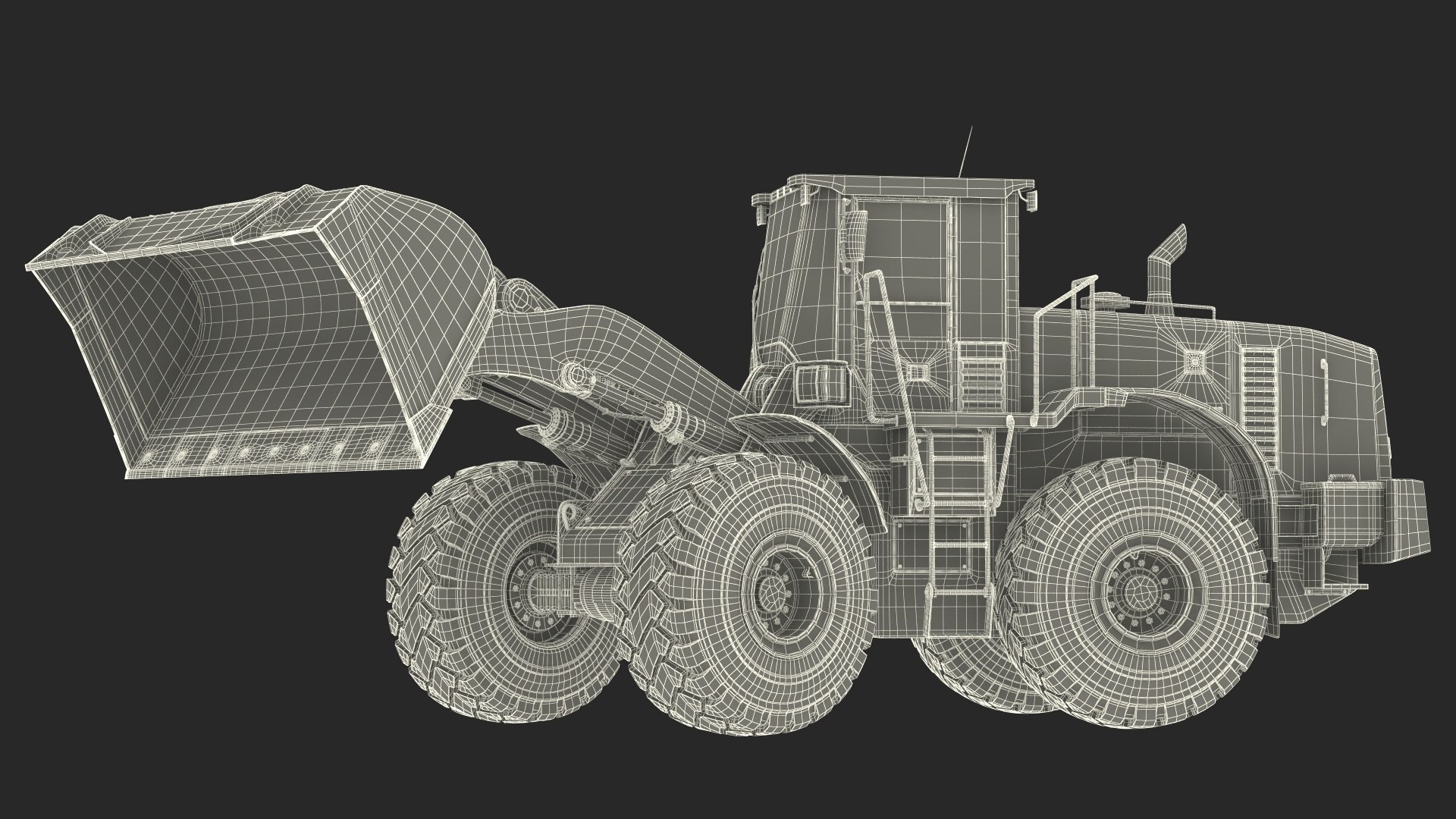 Front End Wheel Loader Rigged 3D Model - TurboSquid 2133663