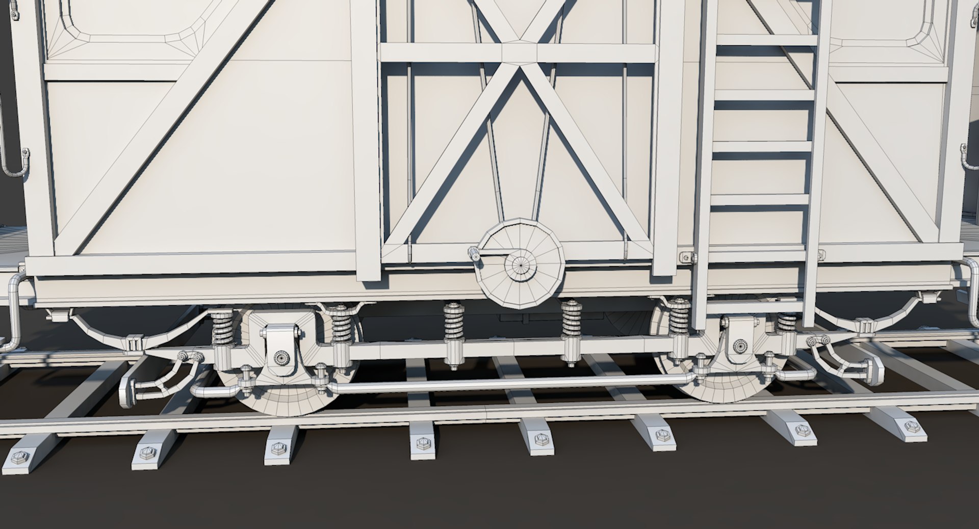 3d Model City Tram Repair