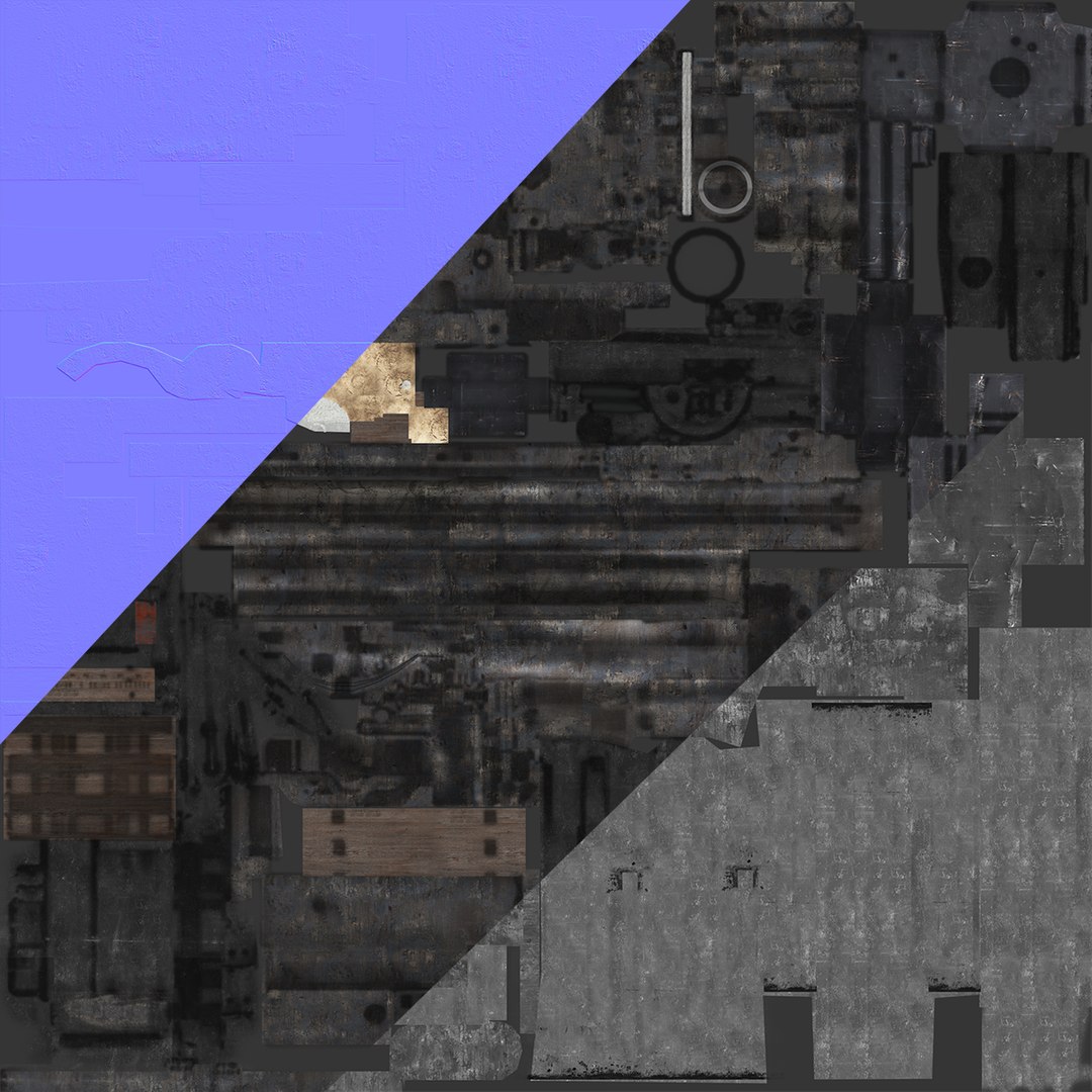 3d Model City Tram Repair