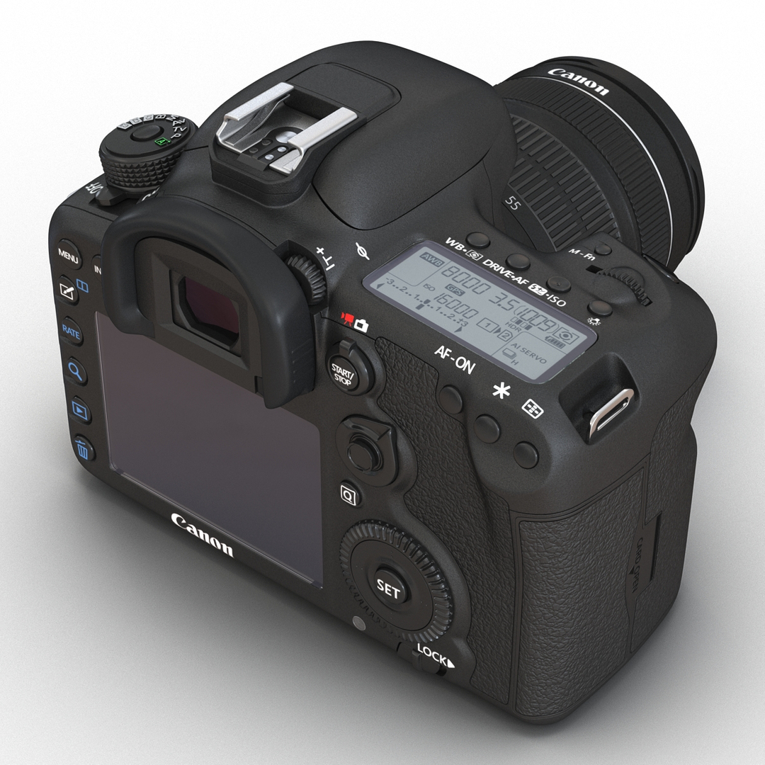 canon eos 7d mark 3d model
