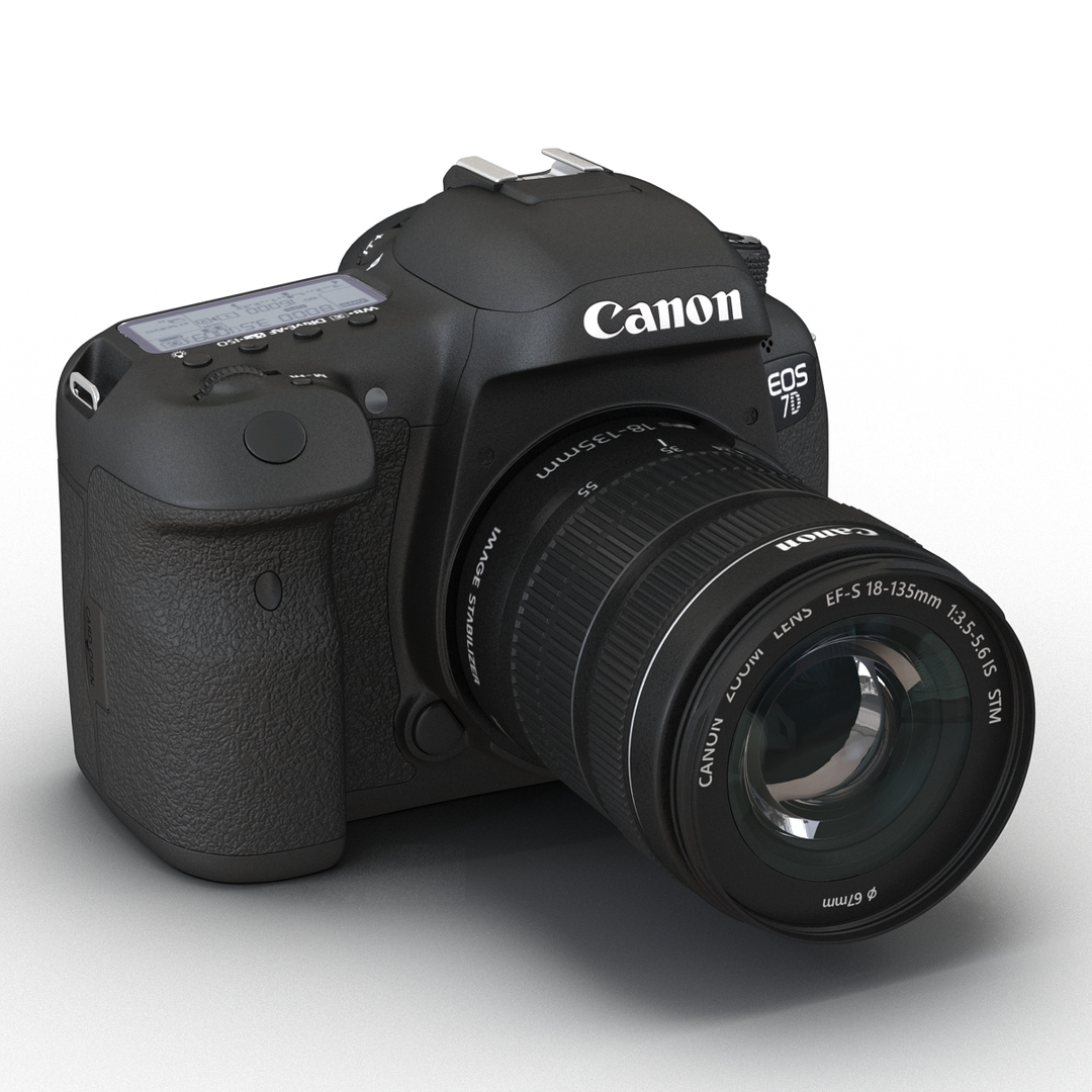 canon eos 7d mark 3d model