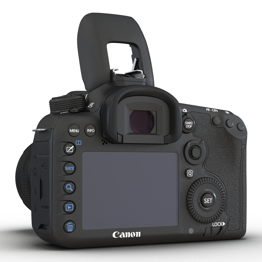 canon eos 7d mark 3d model