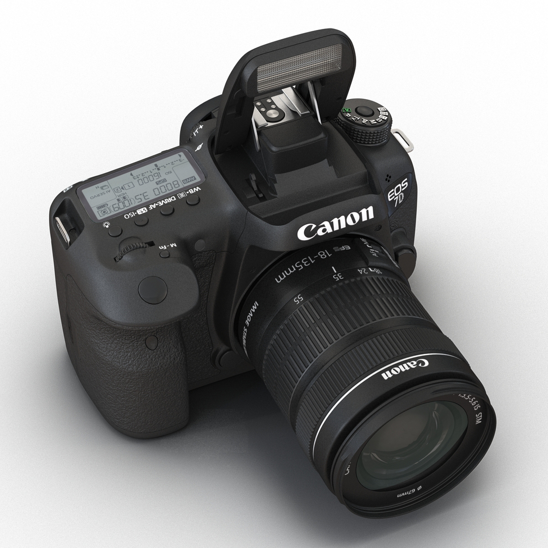 canon eos 7d mark 3d model