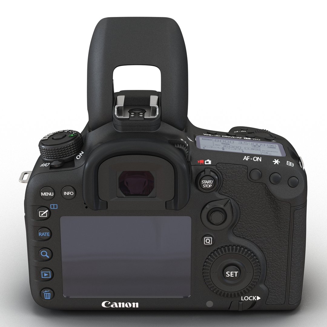 canon eos 7d mark 3d model