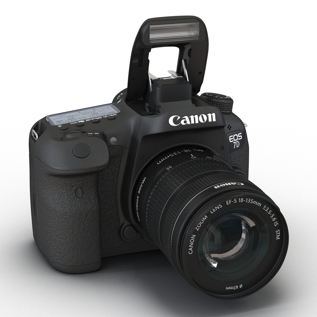 canon eos 7d mark 3d model