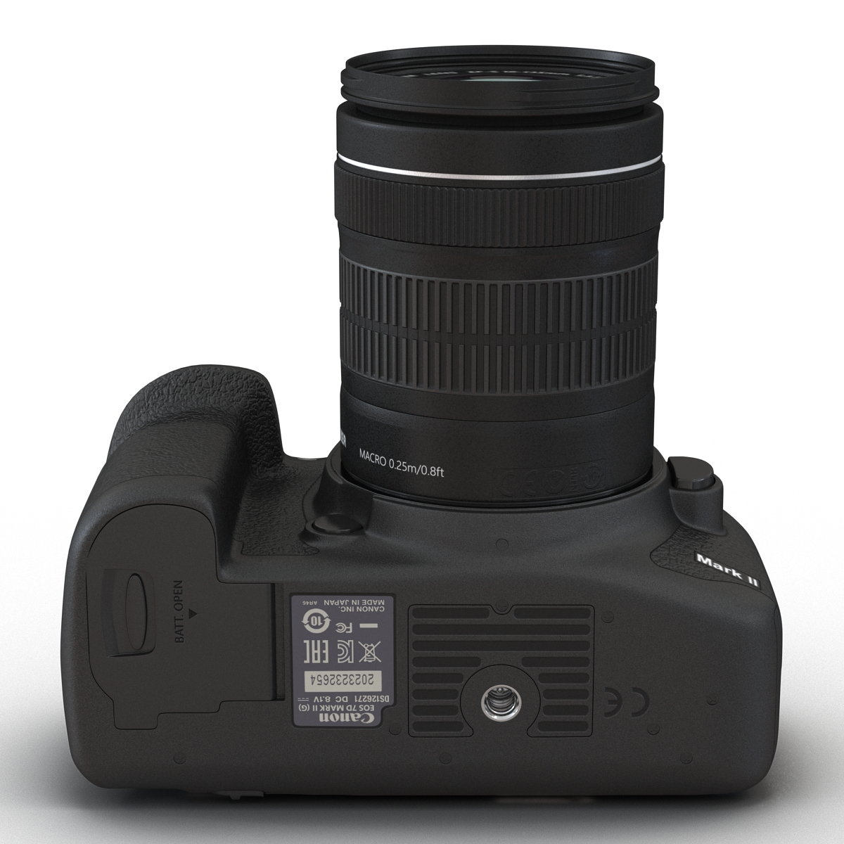 canon eos 7d mark 3d model