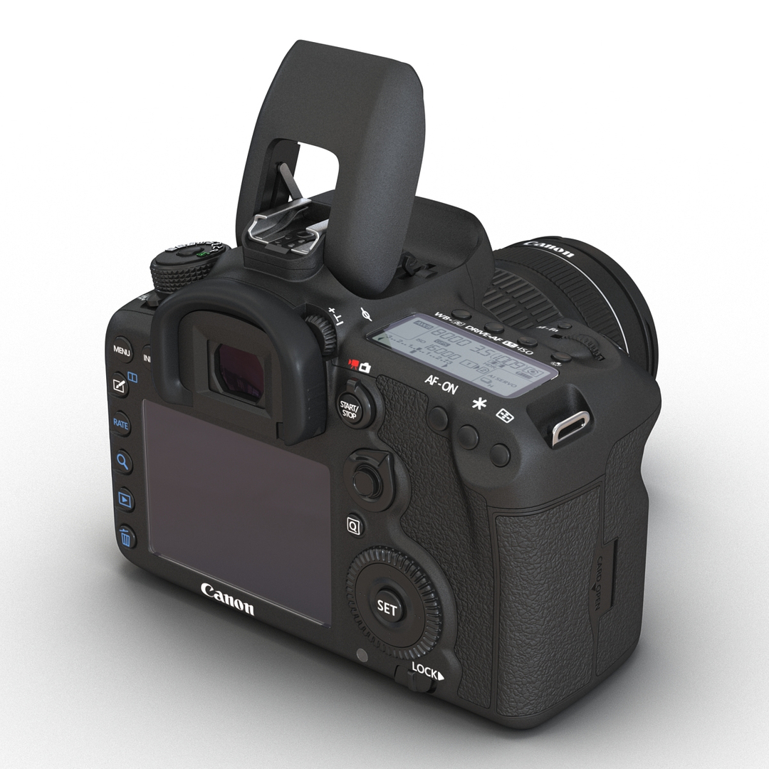 canon eos 7d mark 3d model