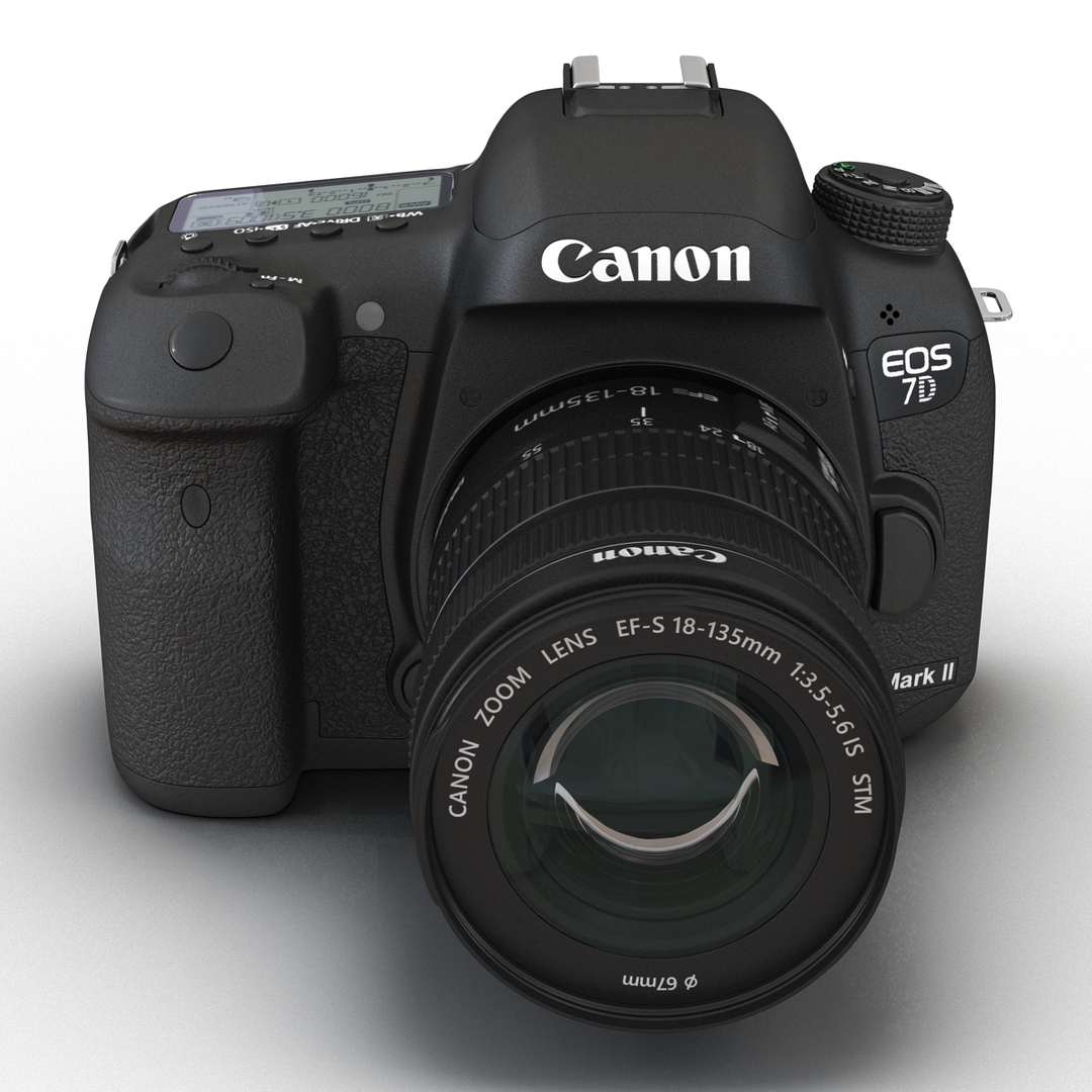 canon eos 7d mark 3d model