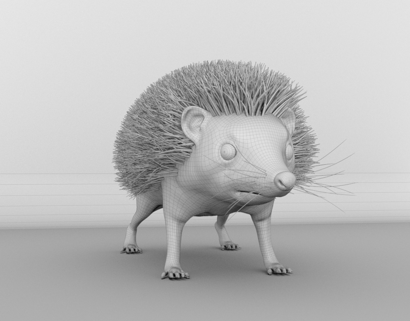 3D Realistic Hedgehog Model - TurboSquid 1397593