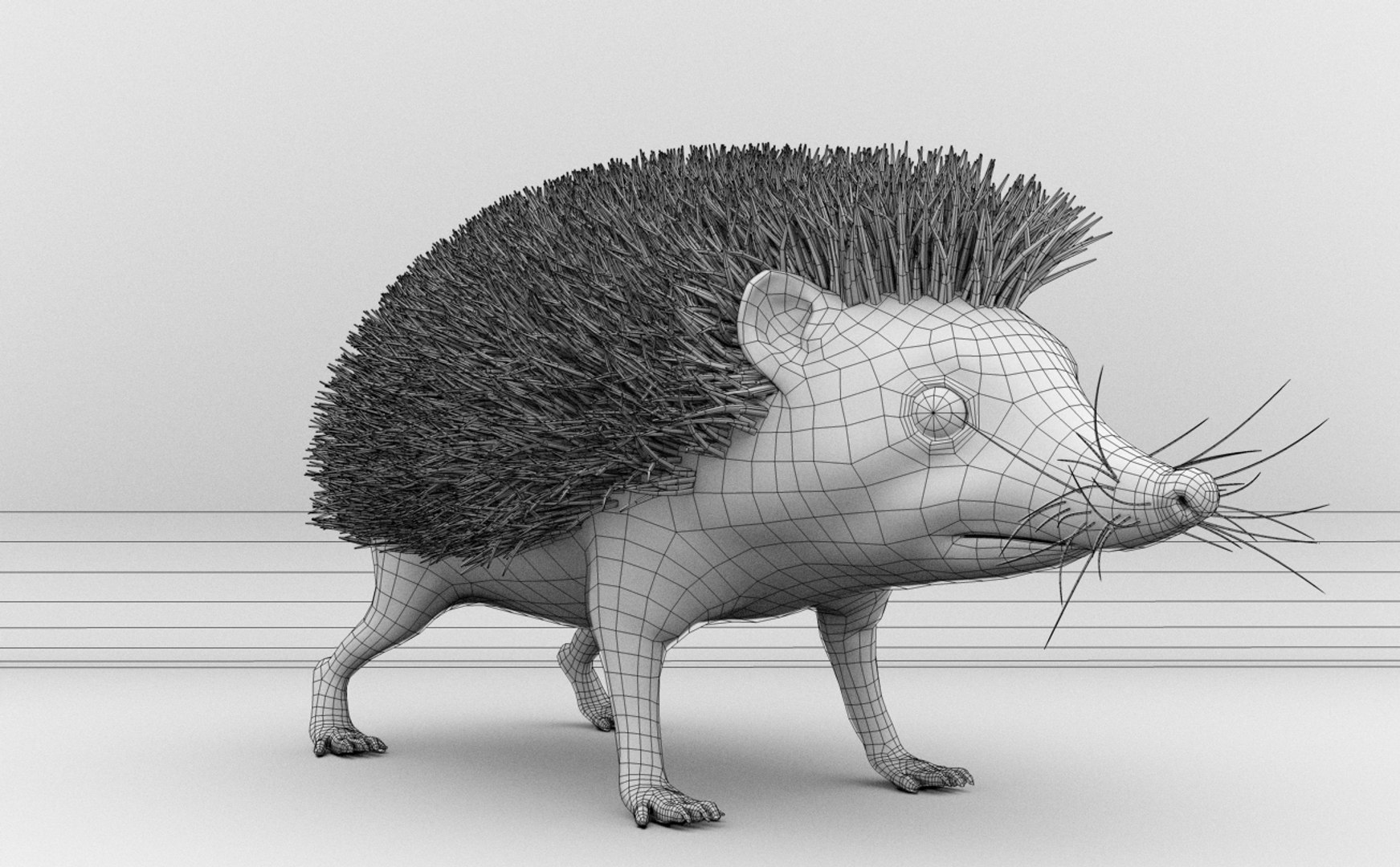 3D Realistic Hedgehog Model - TurboSquid 1397593