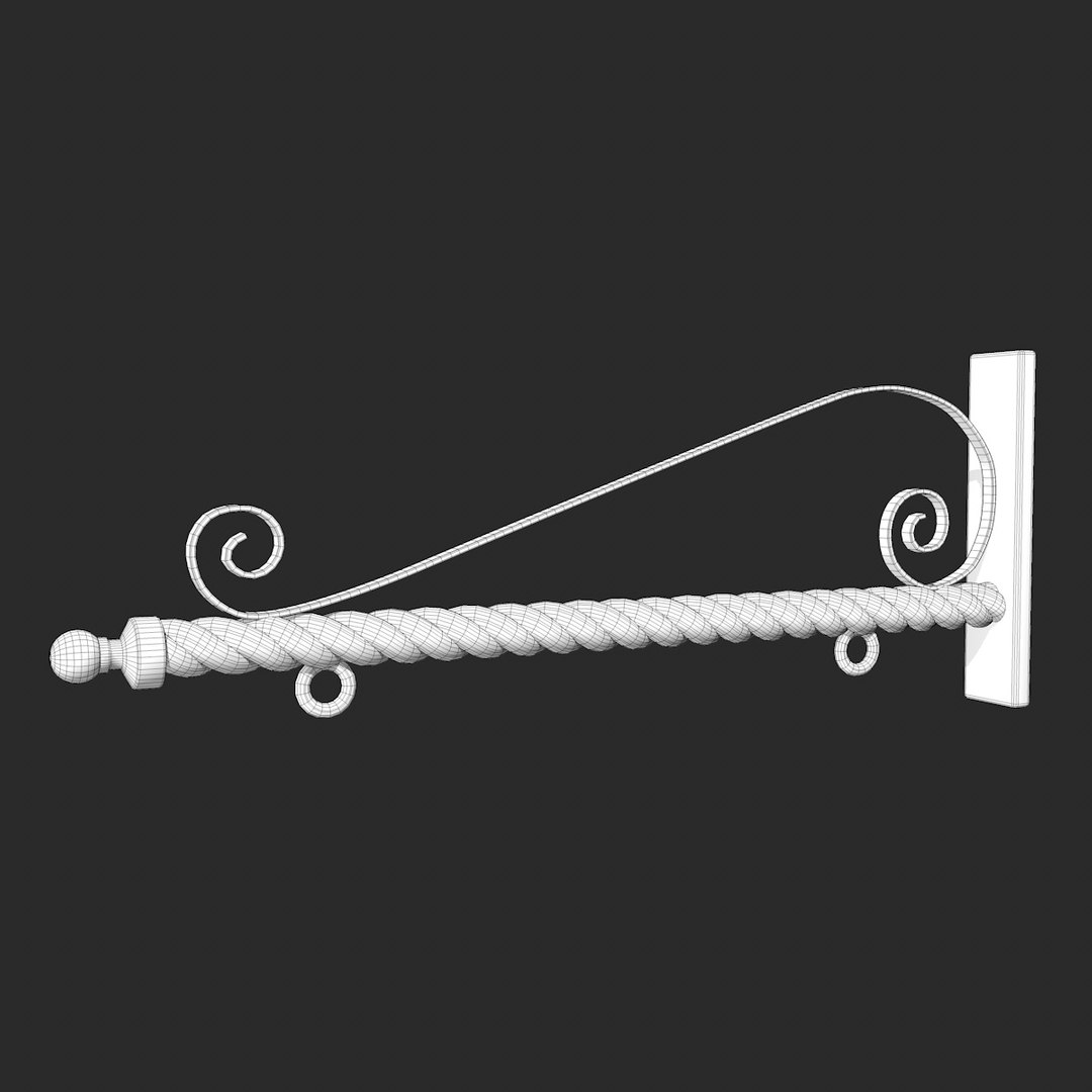 C4d Metal Hanging Sign