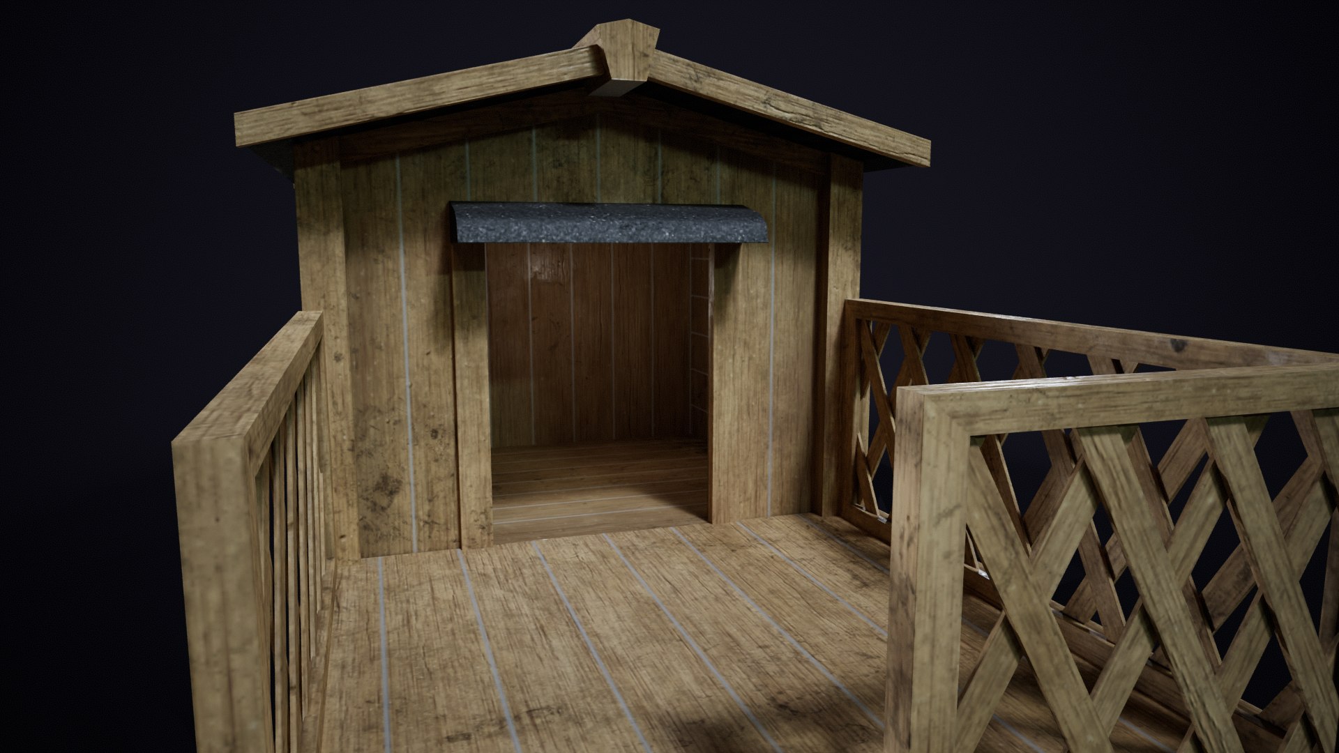 Dog House 3D Model - TurboSquid 2356207