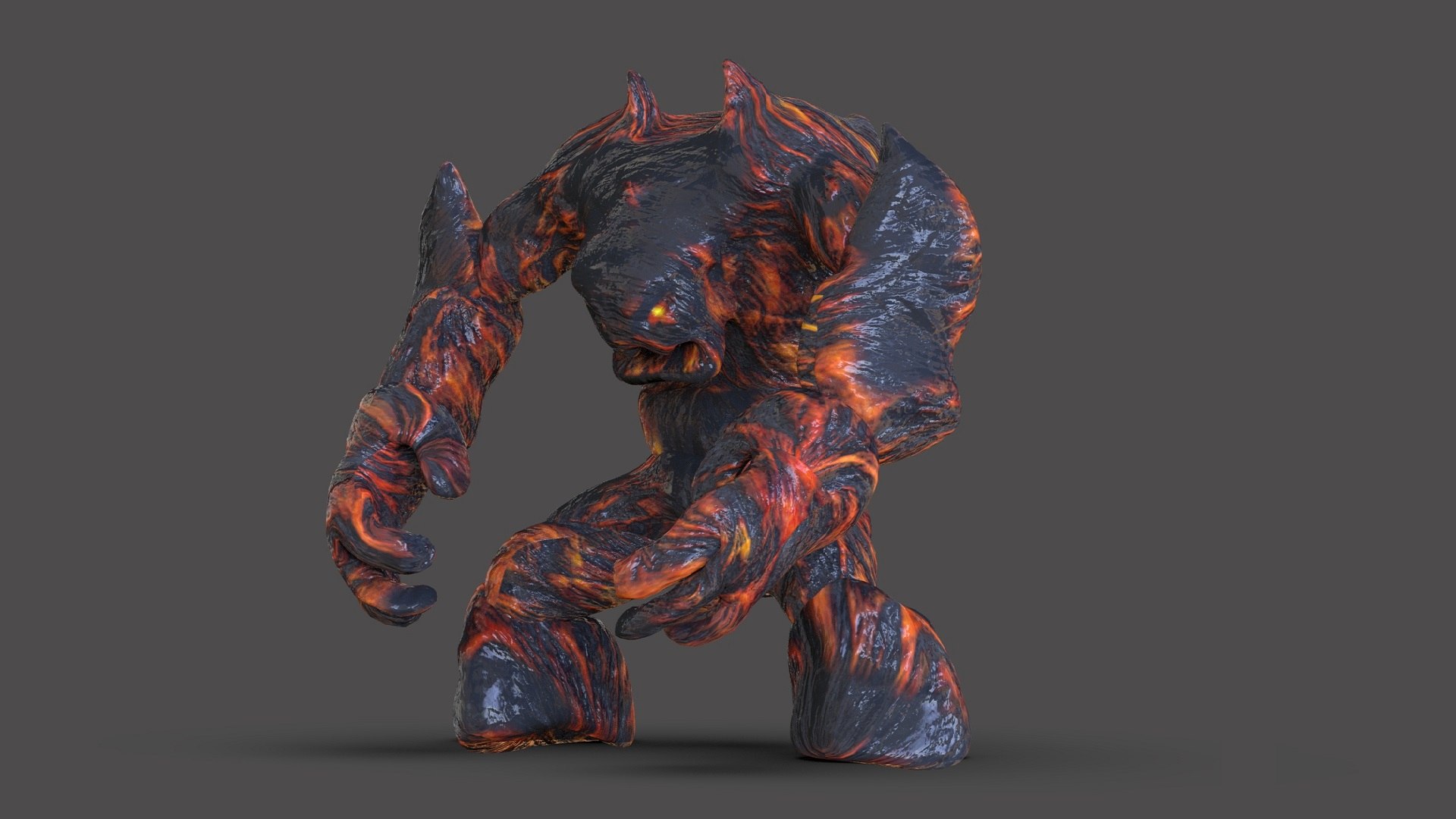 Lava Monster 3D Model - TurboSquid 2077641