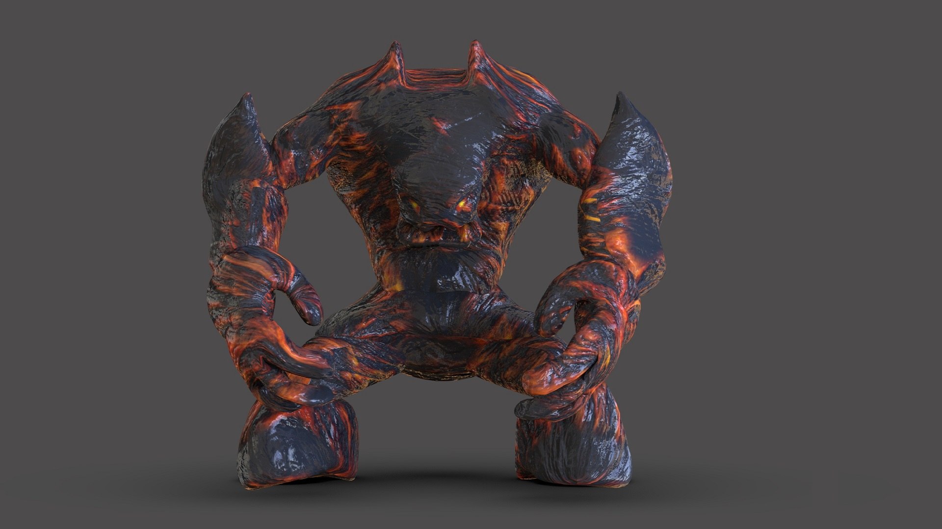 Lava Monster 3D Model - TurboSquid 2077641