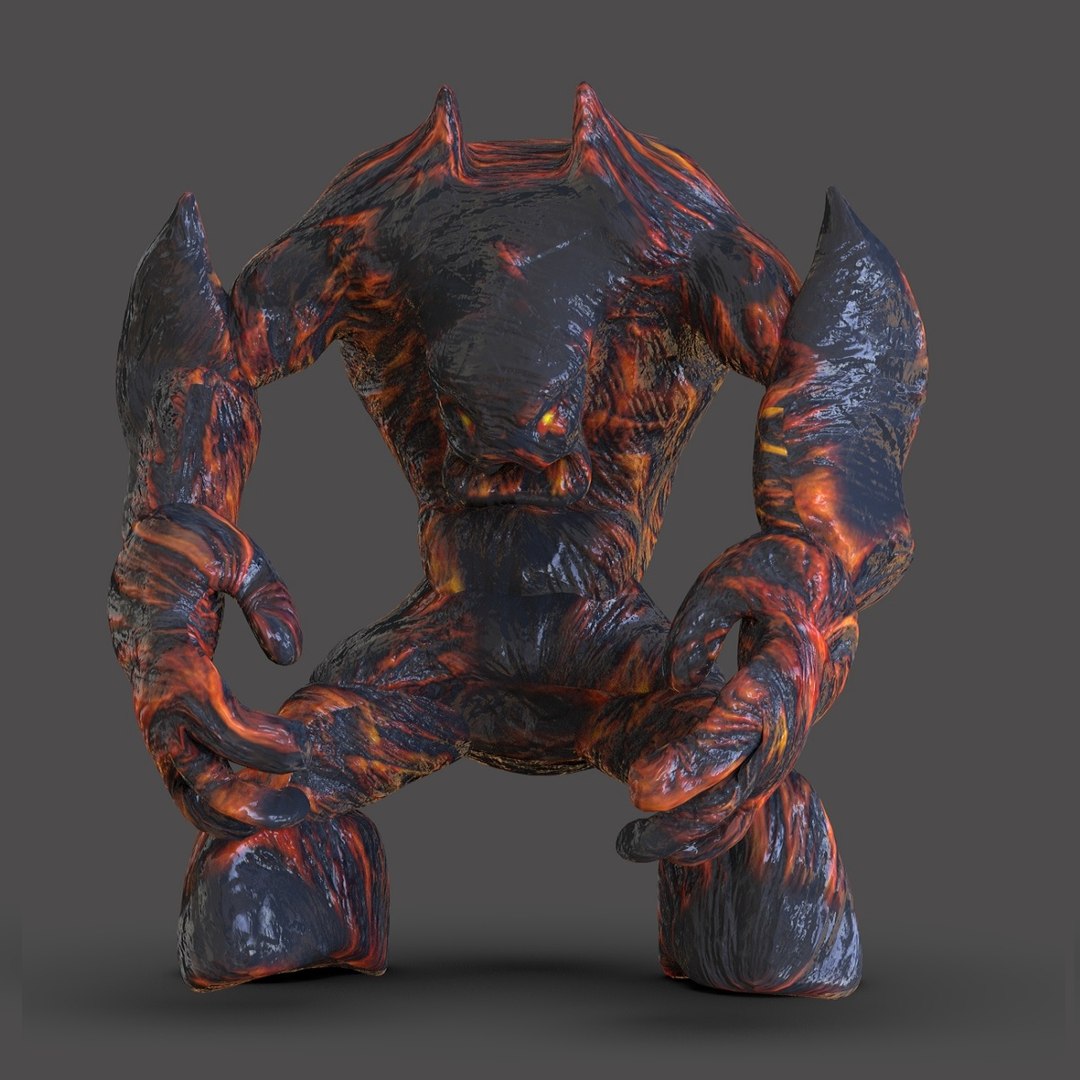 Lava Monster 3D Model - TurboSquid 2077641