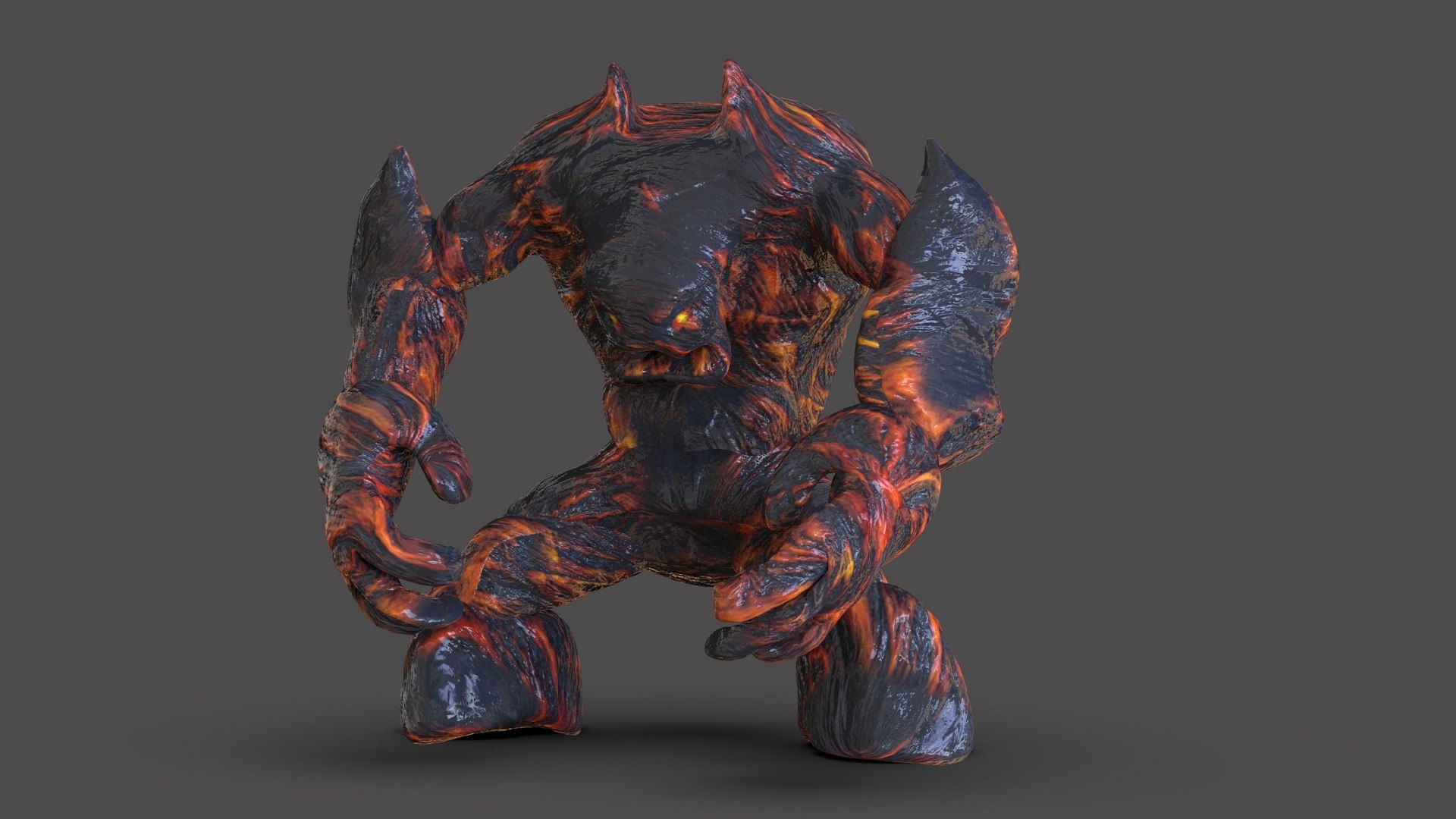Lava Monster 3D Model - TurboSquid 2077641