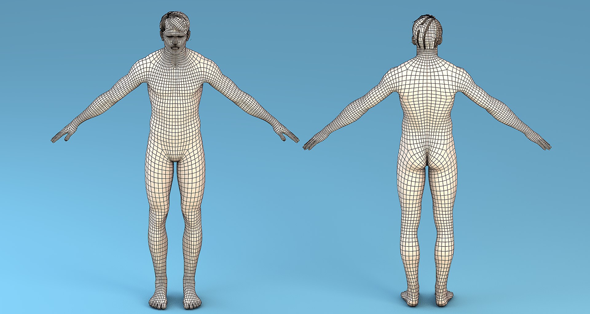 Base character male 3D - TurboSquid 1344031