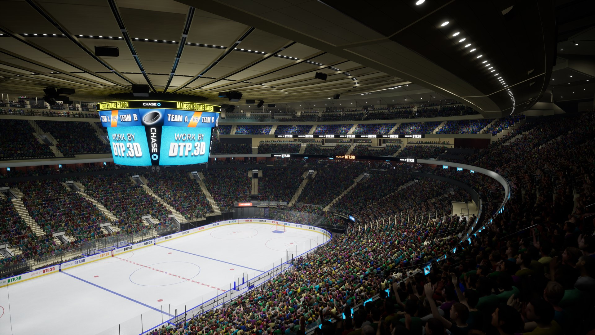 3D MSG Arena Hockey UE5 - TurboSquid 1962922