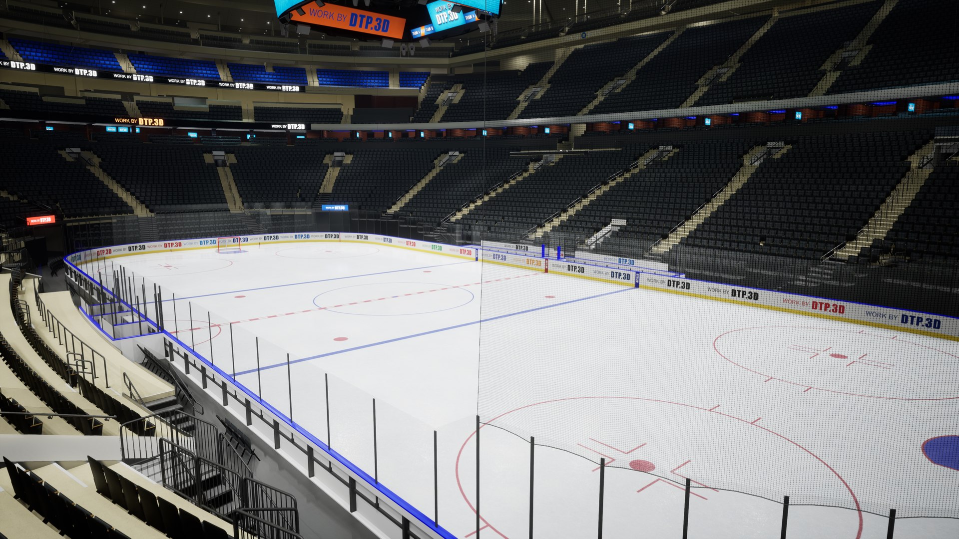 3D MSG Arena Hockey UE5 - TurboSquid 1962922