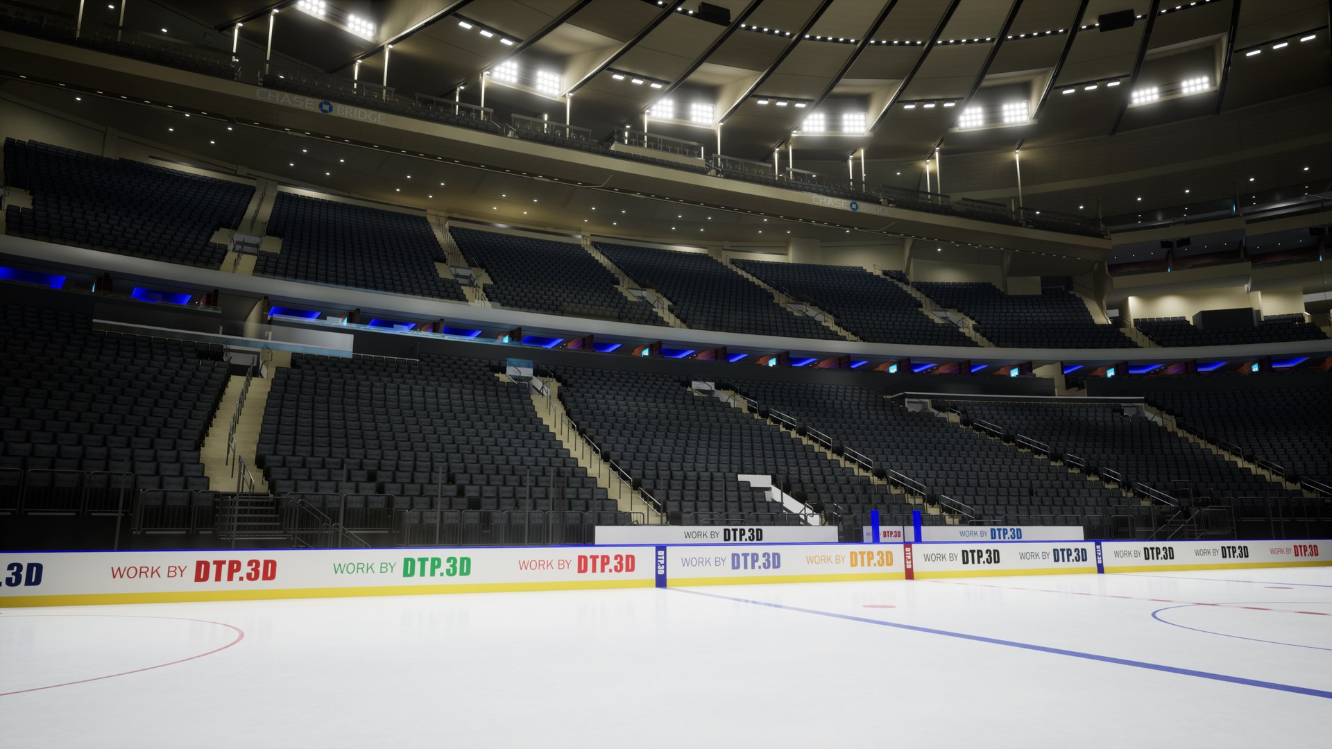 3D MSG Arena Hockey UE5 - TurboSquid 1962922