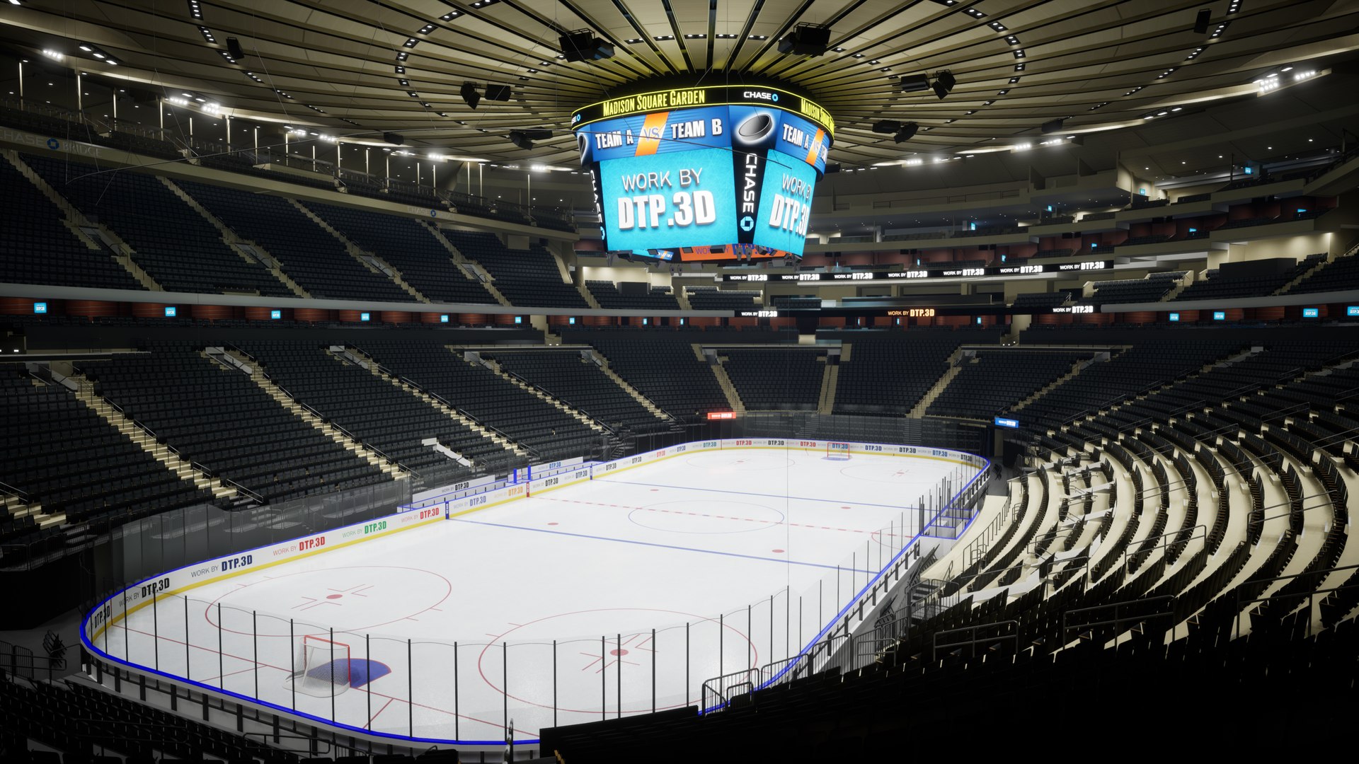 3D MSG Arena Hockey UE5 - TurboSquid 1962922