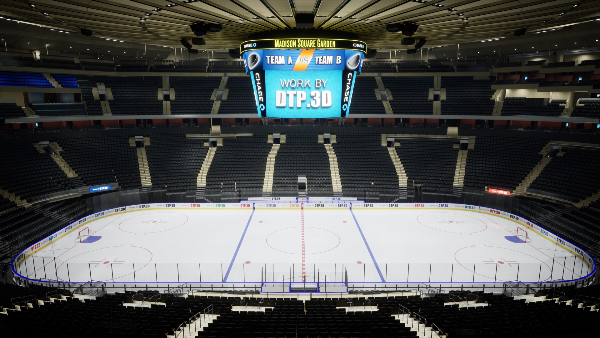 3D MSG Arena Hockey UE5 - TurboSquid 1962922