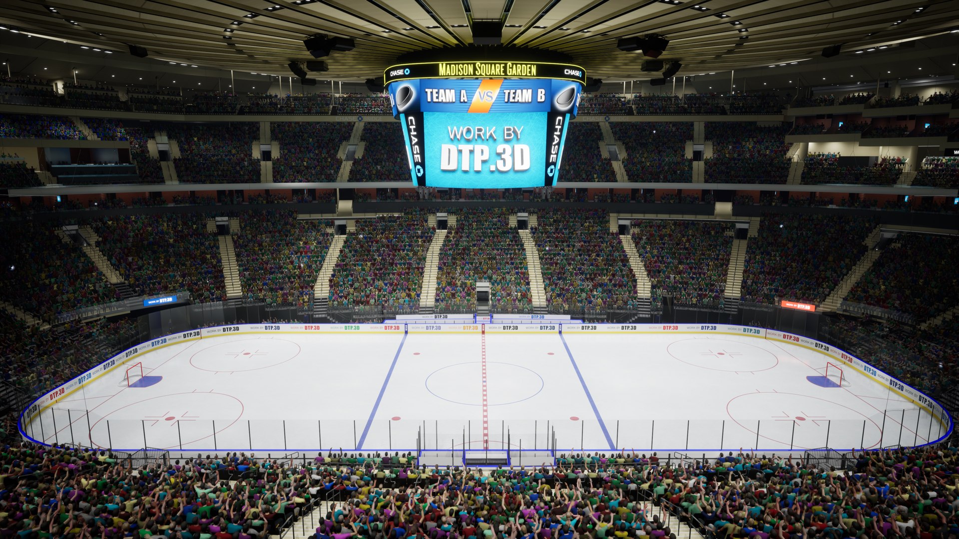 3D MSG Arena Hockey UE5 - TurboSquid 1962922