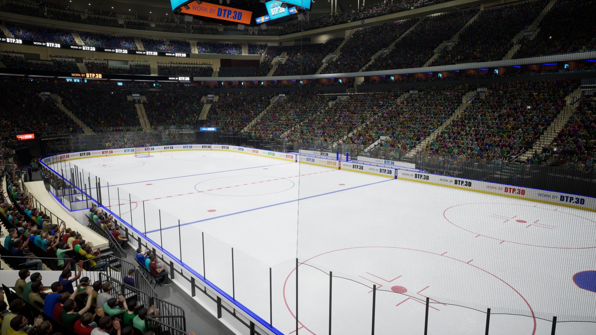 3D MSG Arena Hockey UE5 - TurboSquid 1962922