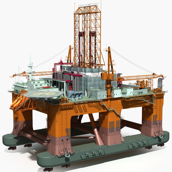 Oil Platform 3D Models for Download | TurboSquid