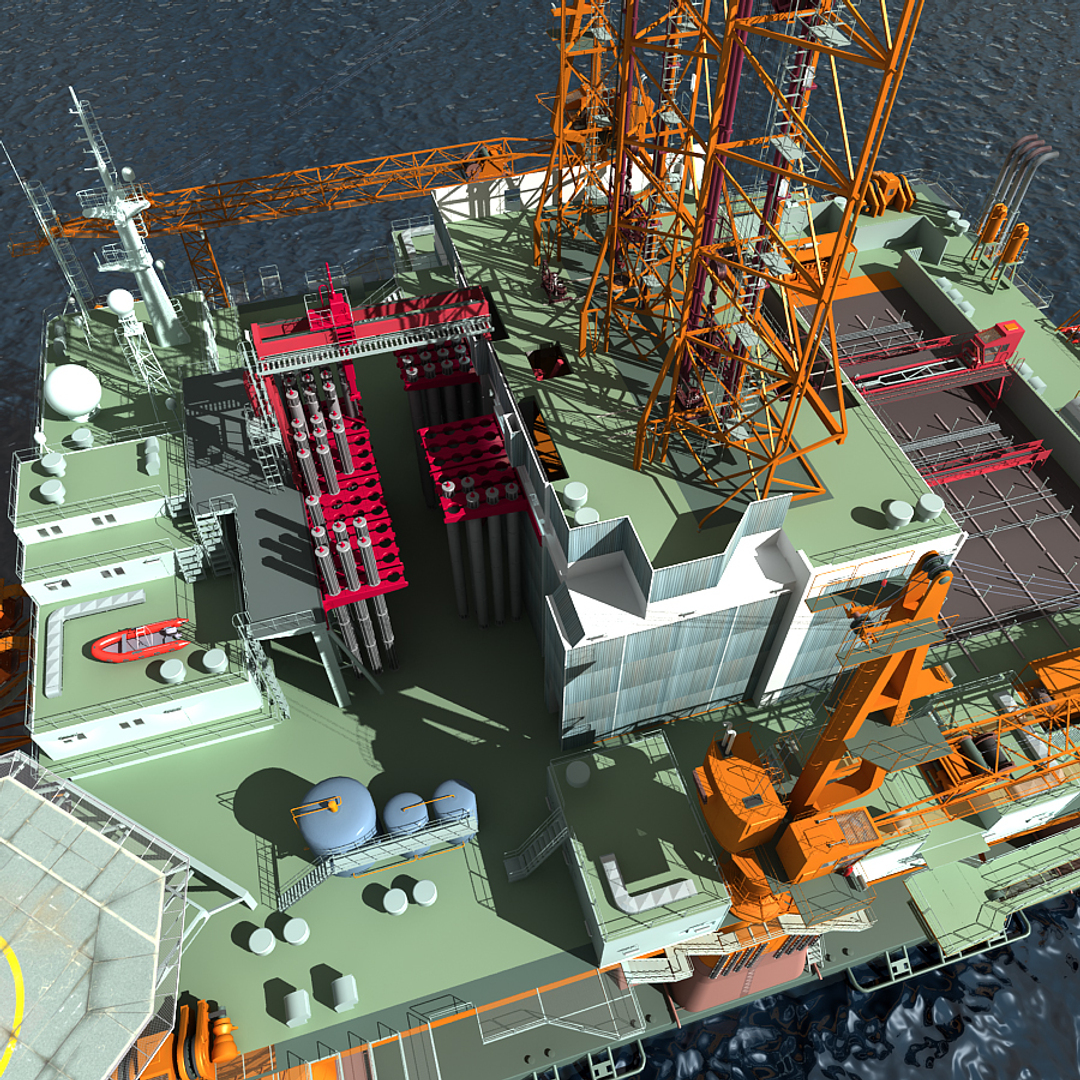 oil rig semi-submersible lwo