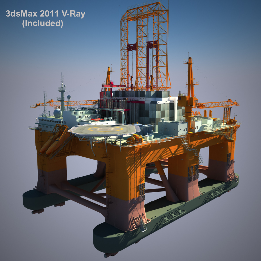 oil rig semi-submersible lwo