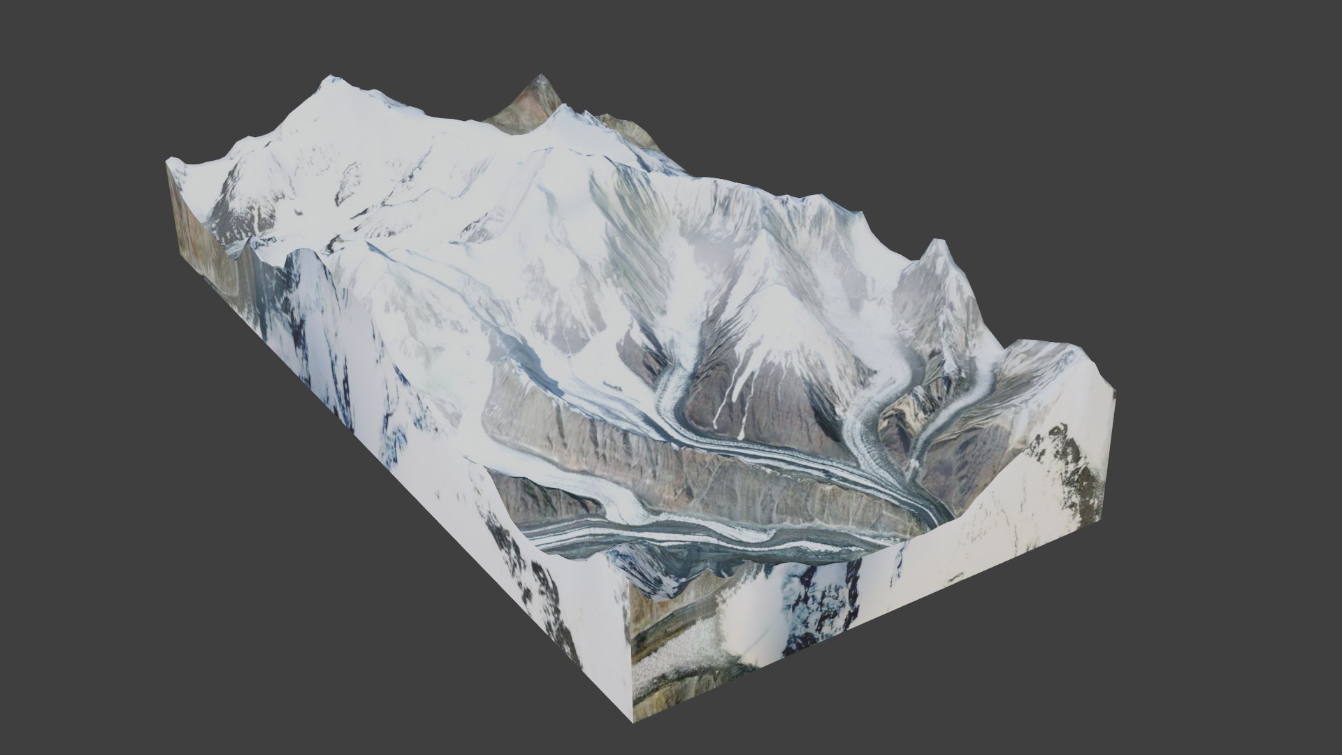 Ismail Samani Peak Mountain 3D Model - TurboSquid 1825181