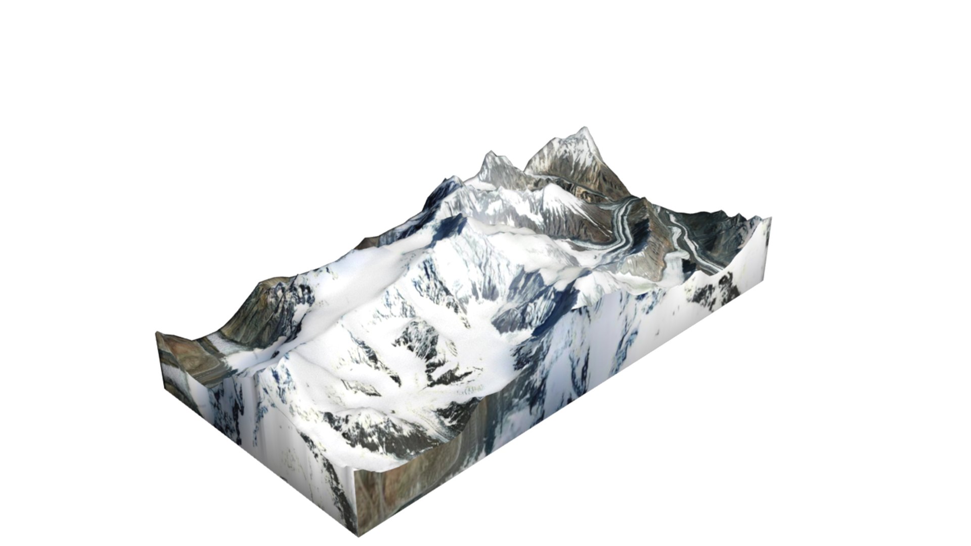 Ismail Samani Peak Mountain 3D Model - TurboSquid 1825181
