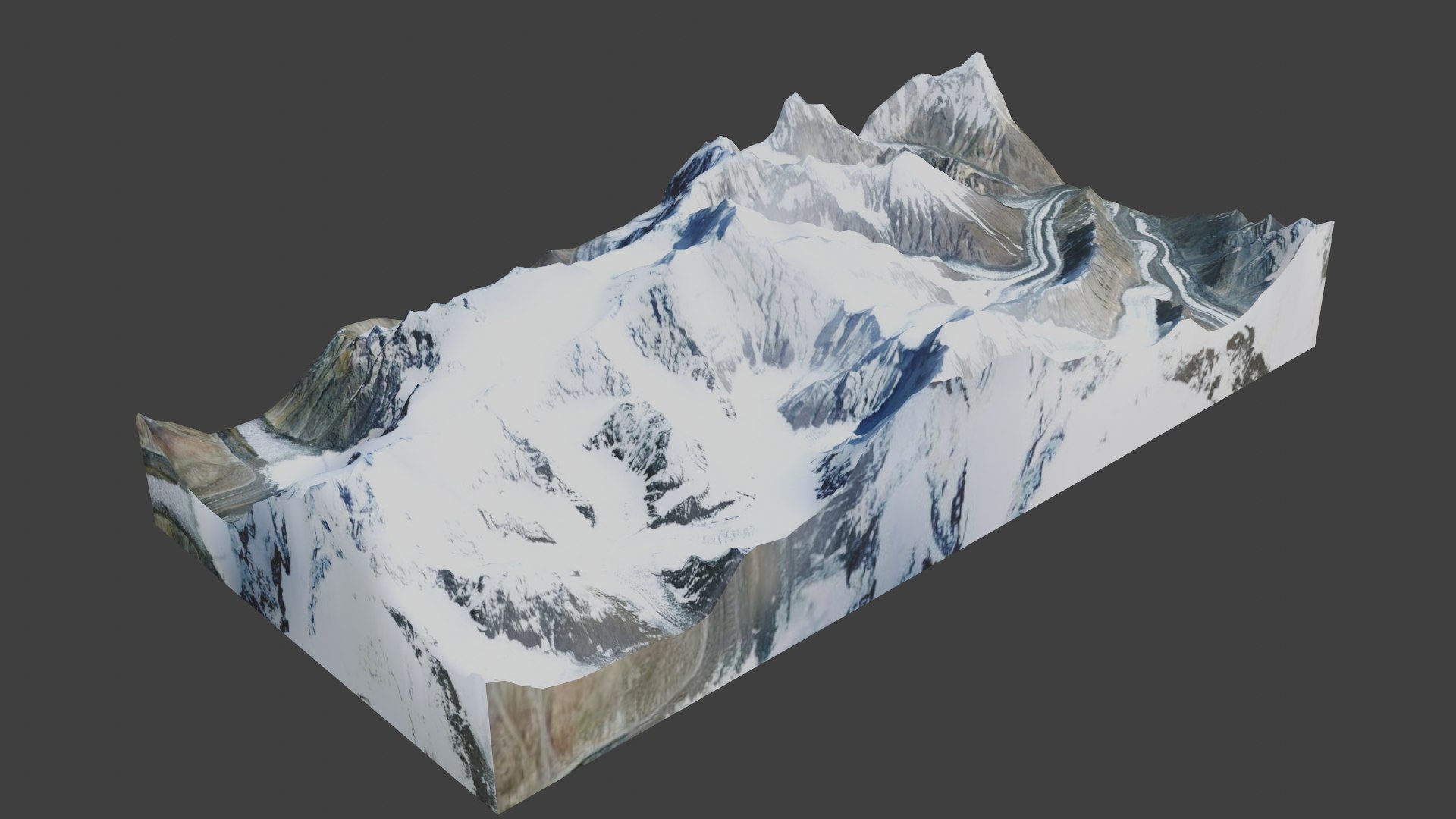 Ismail Samani Peak Mountain 3D Model - TurboSquid 1825181