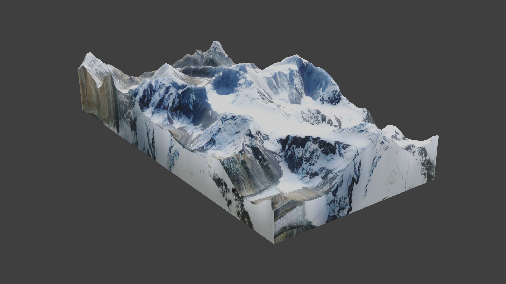 Ismail Samani Peak Mountain 3D Model - TurboSquid 1825181