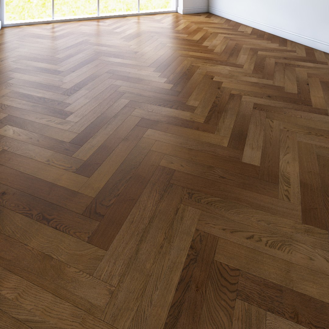 3d Model Parquet-herringbone 3 Types