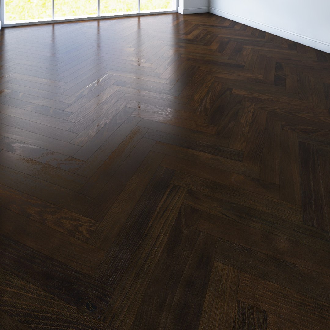 3d Model Parquet-herringbone 3 Types