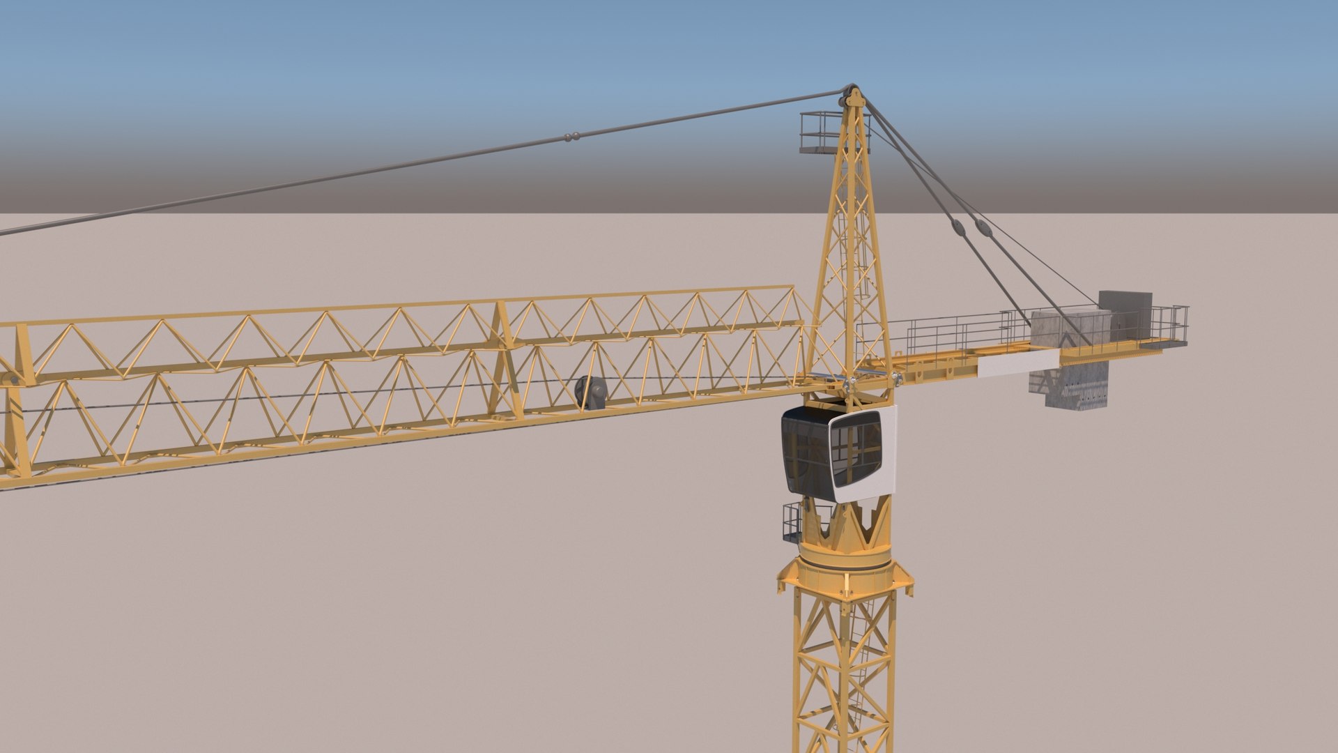 3D Tower Crane - TurboSquid 1974110