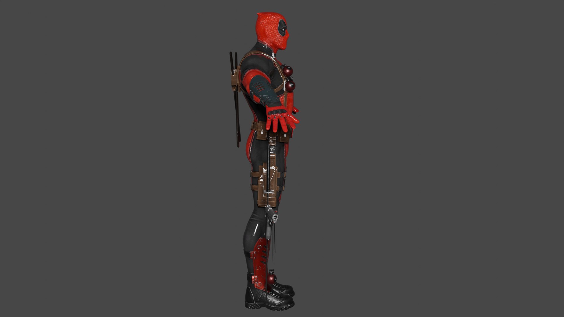Deadpool 3D Model - TurboSquid 2262055