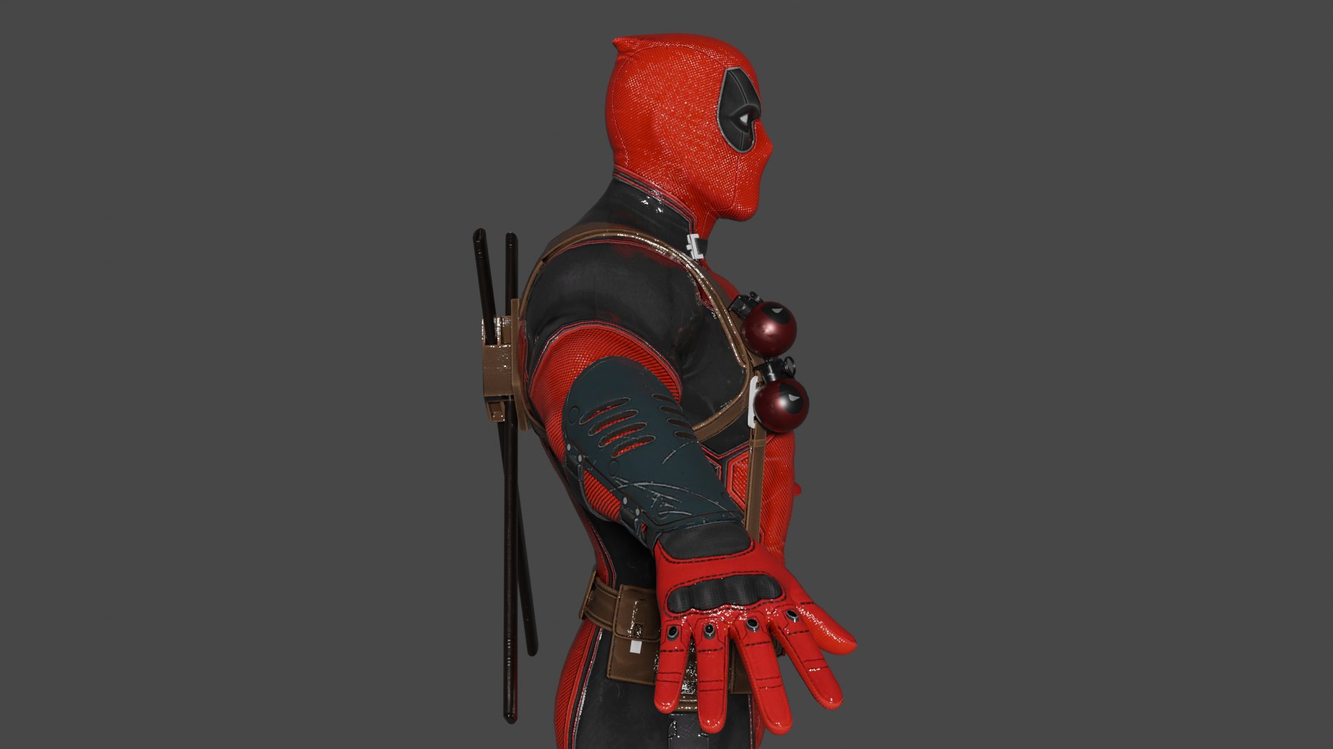 Deadpool 3D Model - TurboSquid 2262055