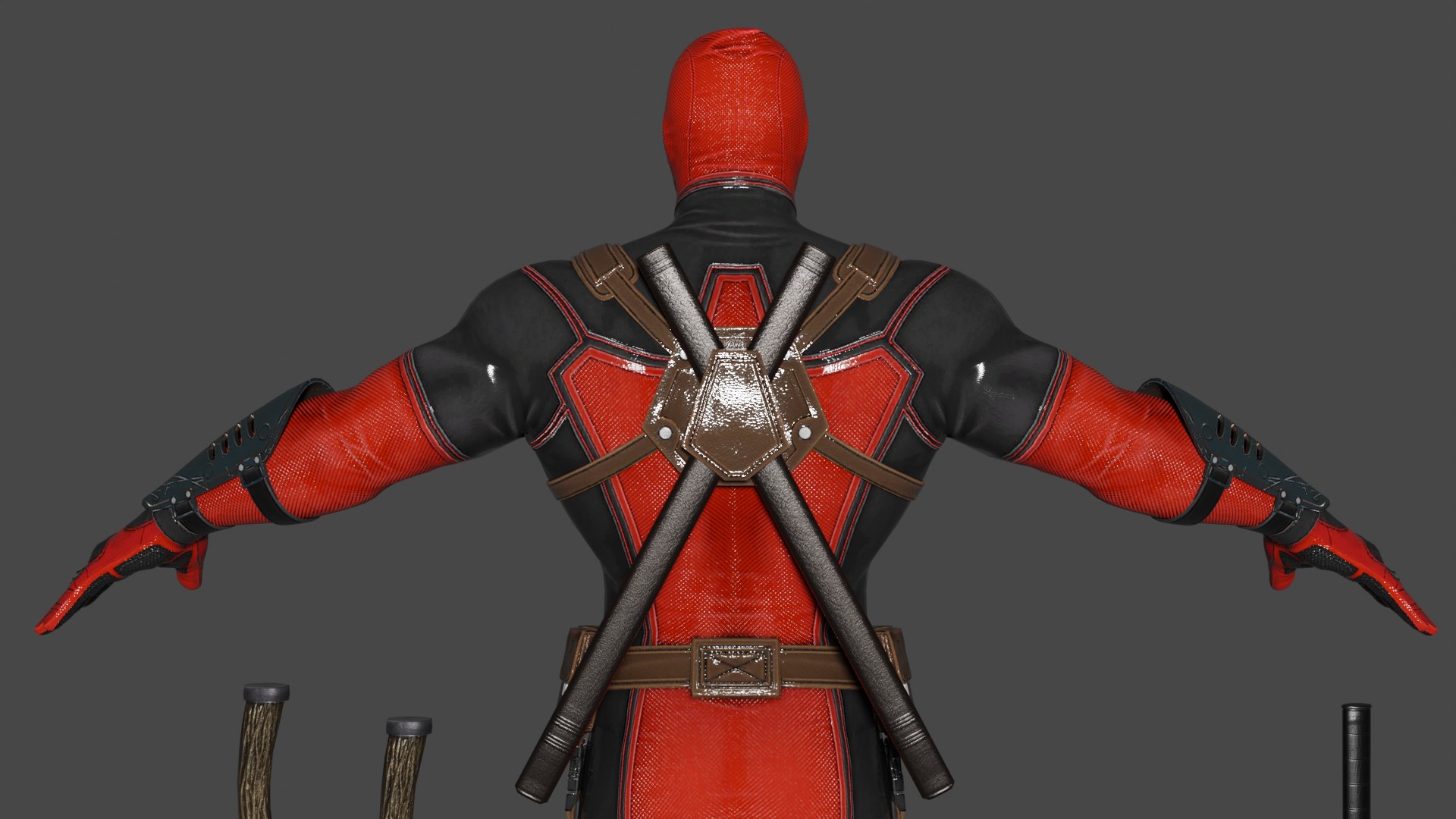 Deadpool 3D Model - TurboSquid 2262055