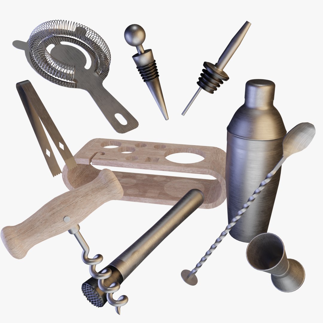 3D Bartools Kit Model - TurboSquid 1772905
