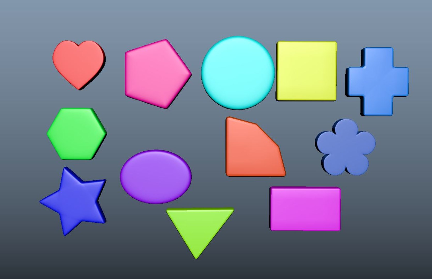 3D Shapes Animation Mathematics Model - TurboSquid 1374333