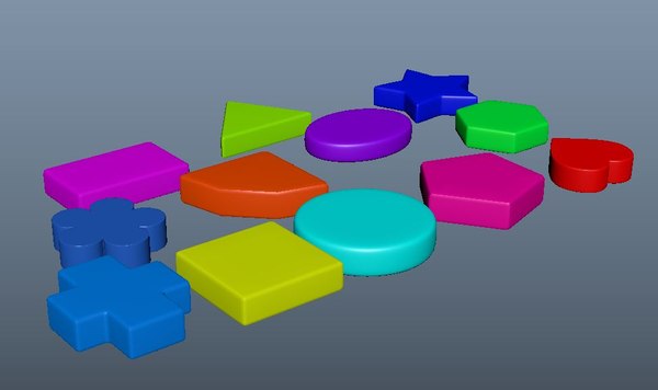 modelo 3d formas - TurboSquid 1374333