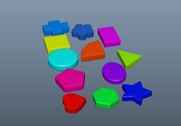 도형 3D 모델 - TurboSquid 1374333