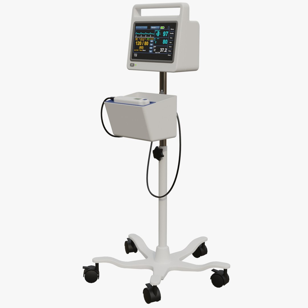 3D Vital Signs Monitor 1 Basic - TurboSquid 2052538