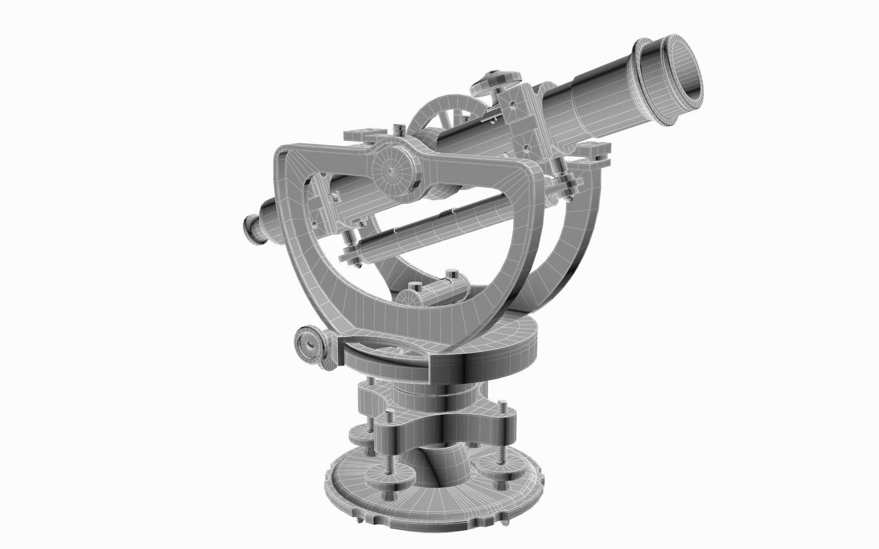 Vintage David White Theodolite 3D - TurboSquid 1965792