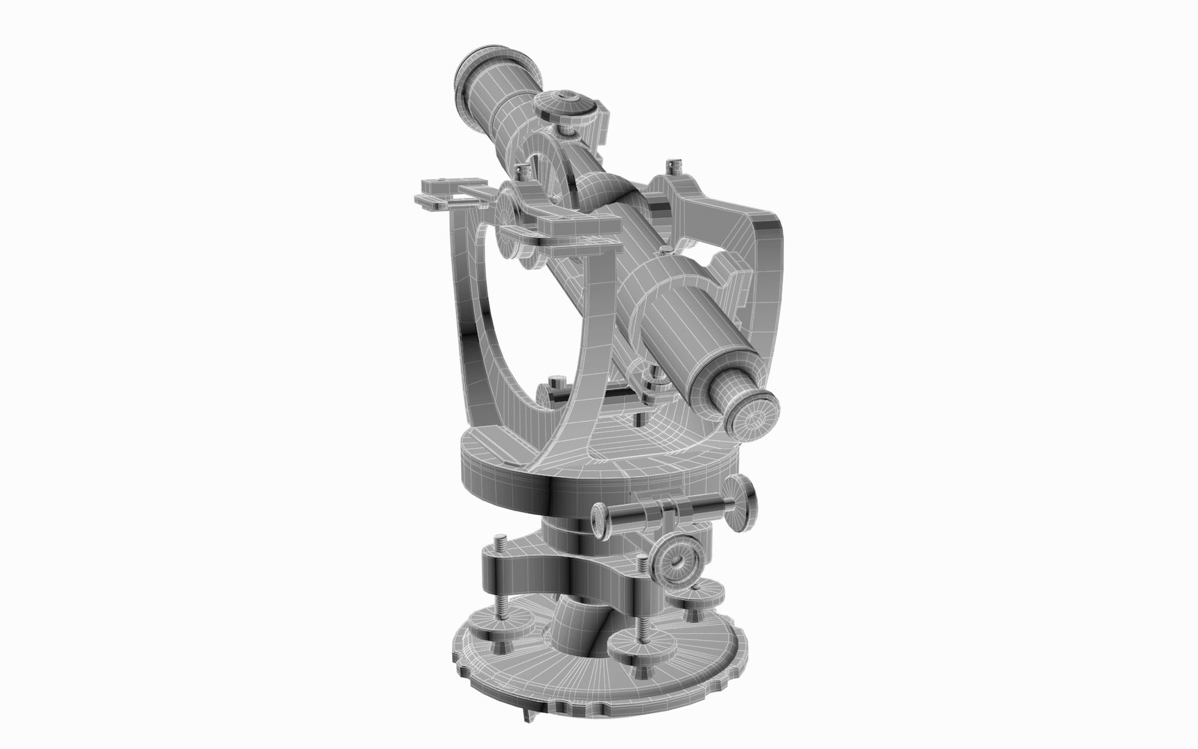 Vintage David White Theodolite 3D - TurboSquid 1965792